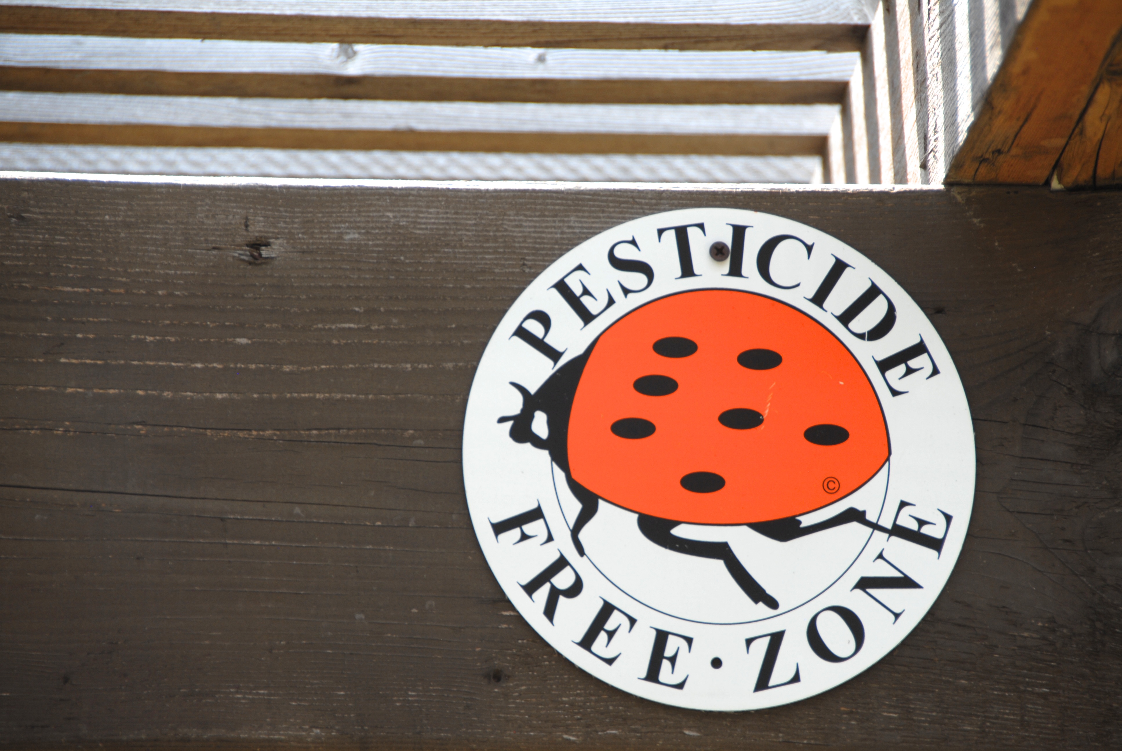 Pesticide Free Zone Sign